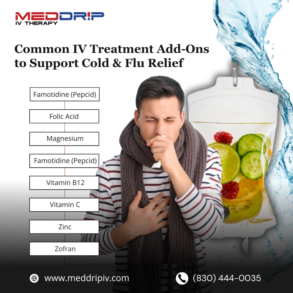 IV Therapy for Cold & Flu: Mobile Relief in New Braunfels, TX