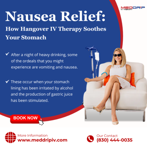 Hangover IV Therapy for Nausea Relief in New Braunfels, TX